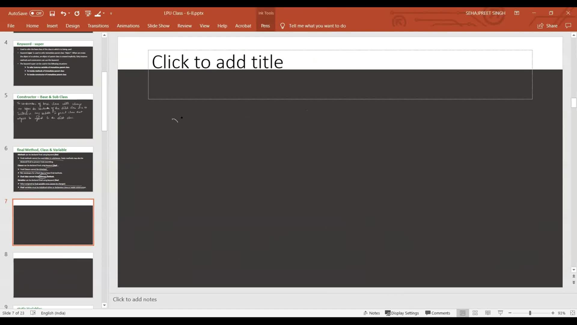 Static Keyword Class 10 4704