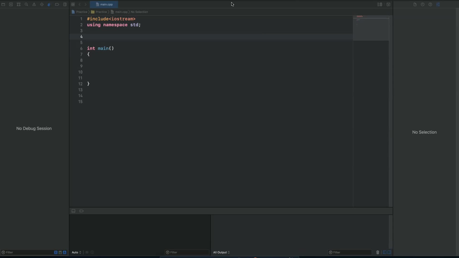 Selection sort Technique in C++