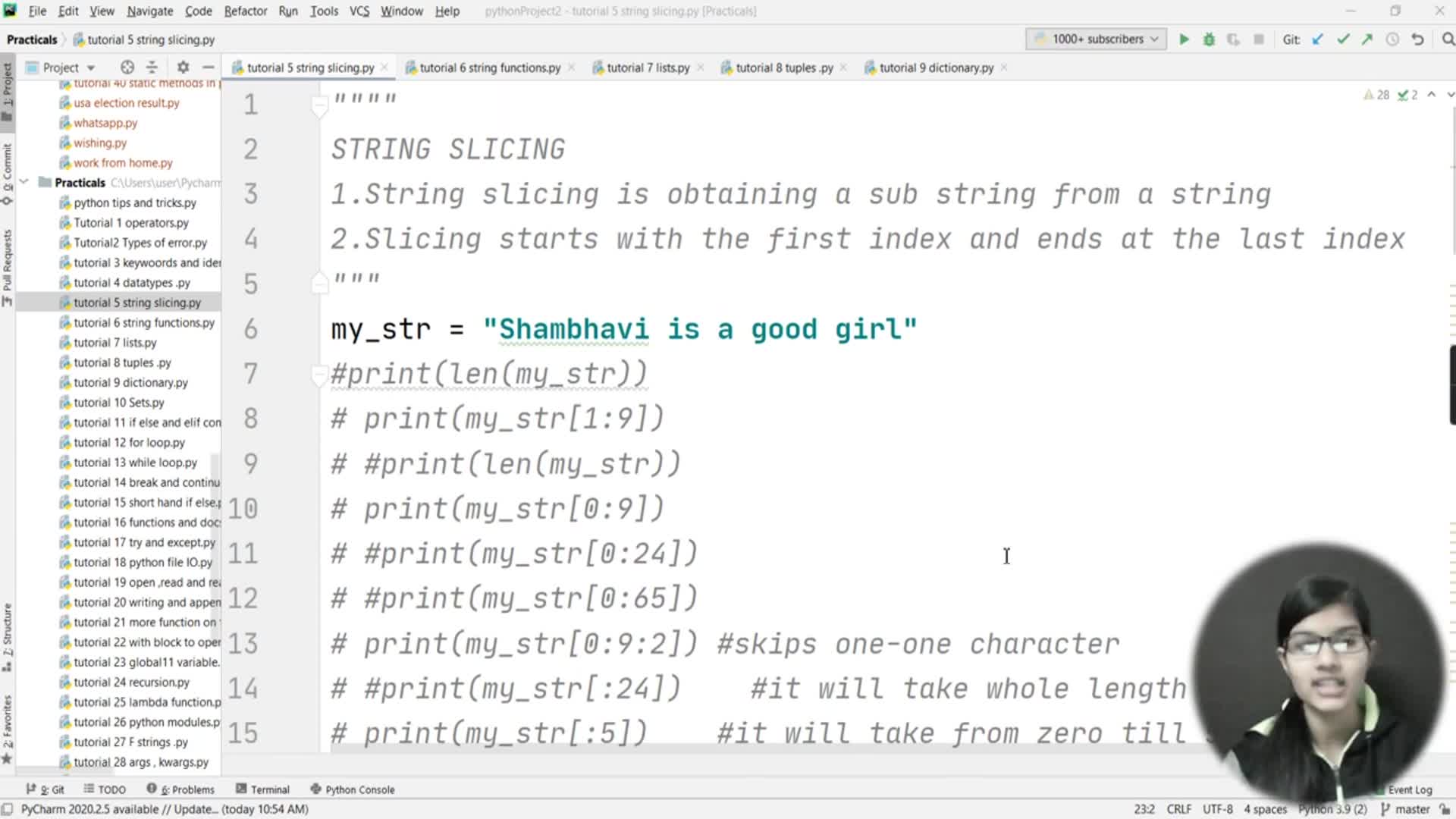 Class 02 String Slicing String Functions Lists Tuples In English 2539